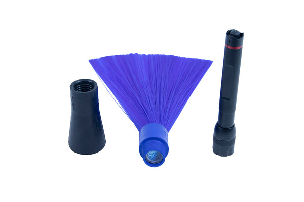 Light Painting Brushes, 9in Blue Fiber Optic